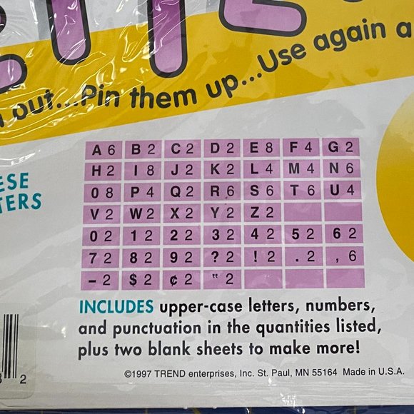 Lakeshore | Toys | Letter Stencils Paper | Poshmark